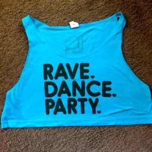 American Apparel | Tops | Raver Babe Crop Top | Poshmark